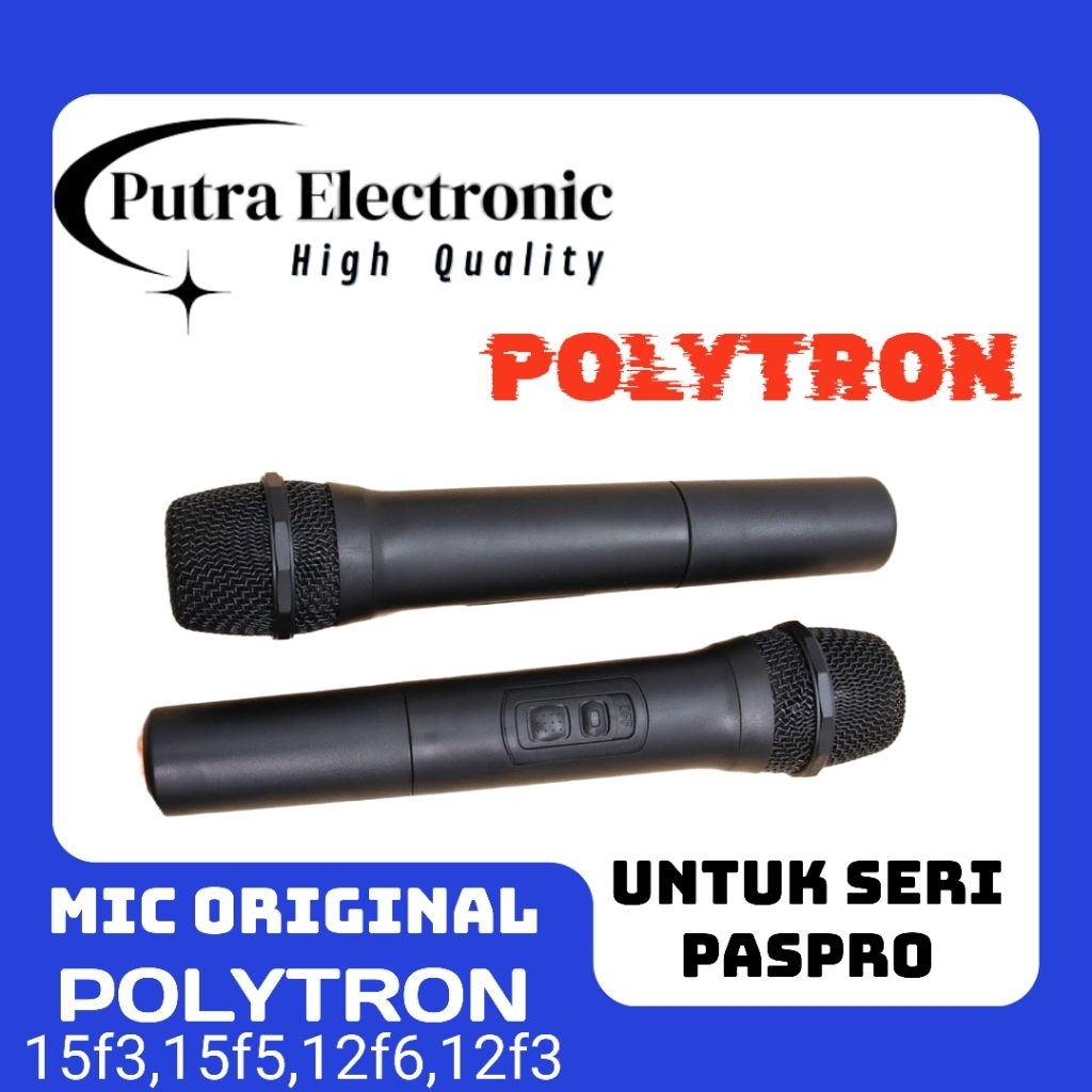 Jual MIC MICROPHONE POLYTRON ORIGINAL PASPRO 15F5/ 15F3 / 12F3 / PAS ...