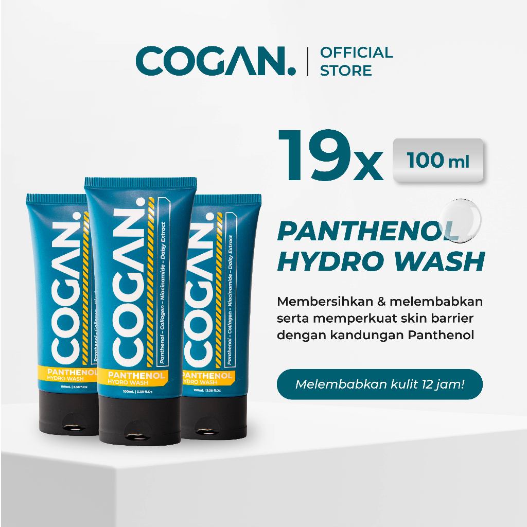 Jual COGAN PANTHENOL HYDRO WASH Bundling 19 pcs | COGAN Facial Wash ...