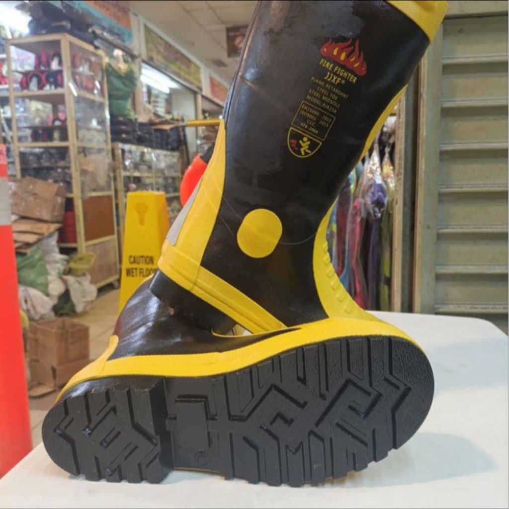 Jual Fireman Boot JJXF RJX25A Sepatu Safety Pemadam Kebakaran | Shopee ...