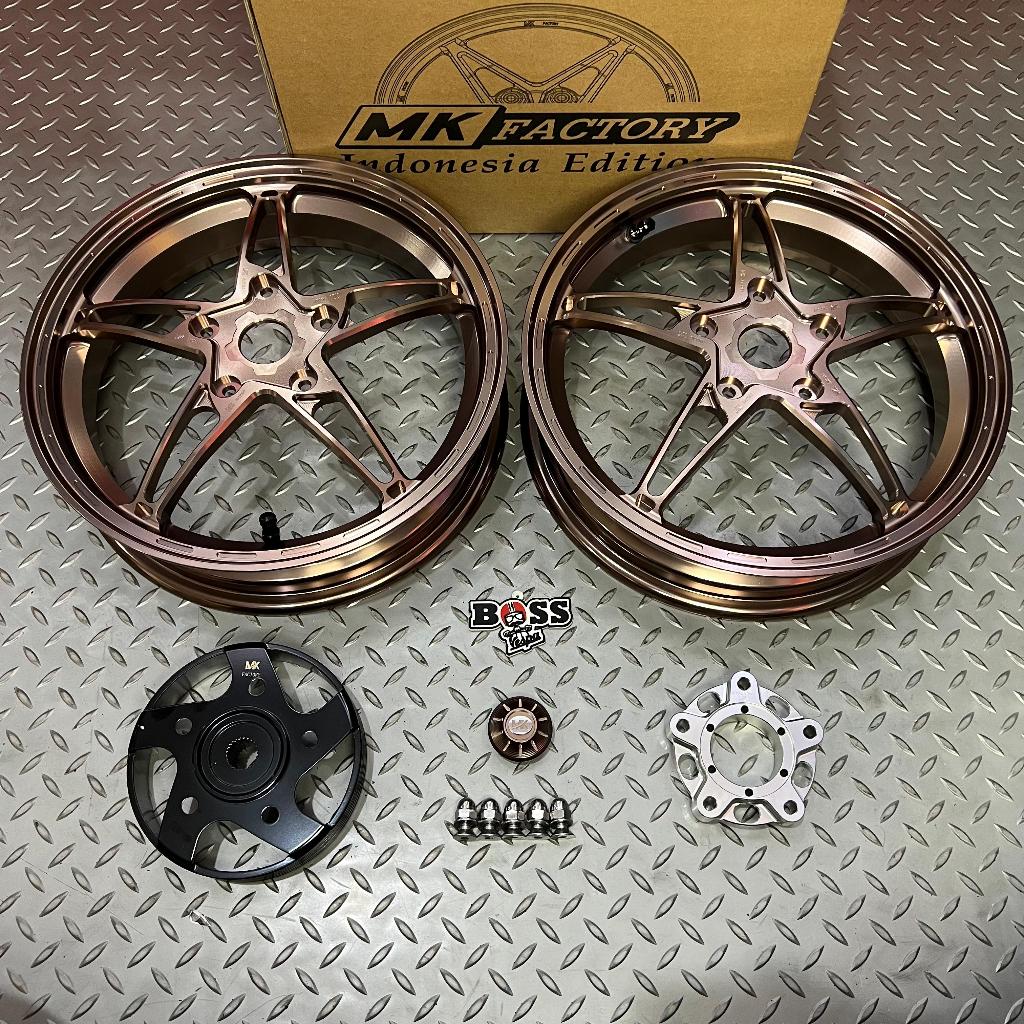 Jual Velg MK Factory M102 Bronze 12" Front & Rear Vespa Sprint Prima ...