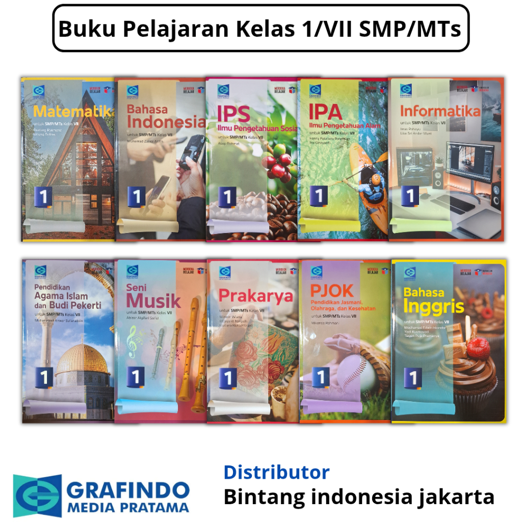 Jual GRAFINDO - Buku Pelajaran Kelas 1/VII SMP/MTs Kurikulum Merdeka ( TERBARU 2025 ) | Shopee ...