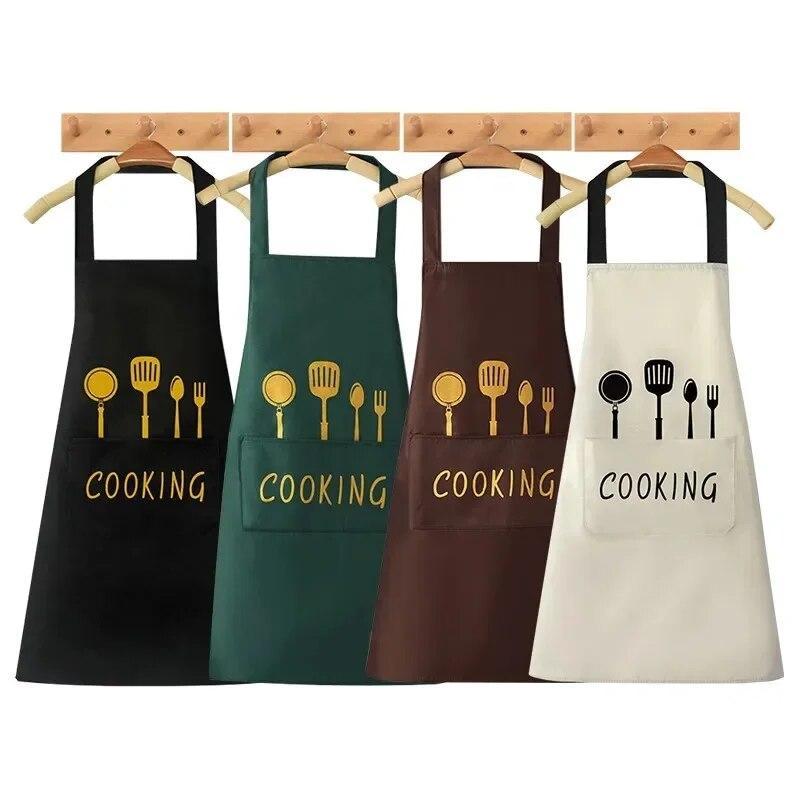Jual Celemek Masak Apron Tebal Apron Waterproof Celemek Masak Dapur ...