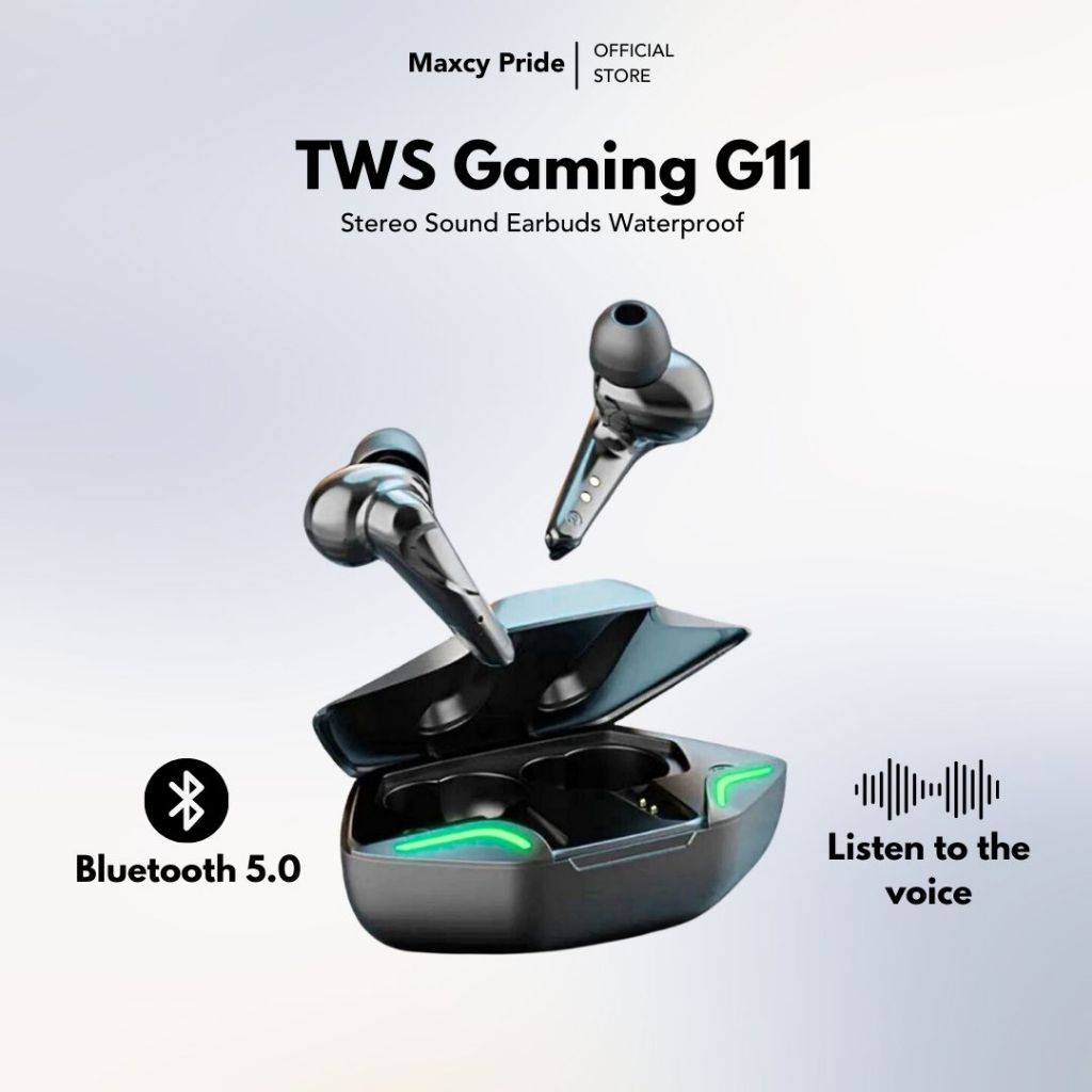 Jual TWS Gaming G11 Wireless Bluetooth Earphone 5.1 Full Bass Low ...