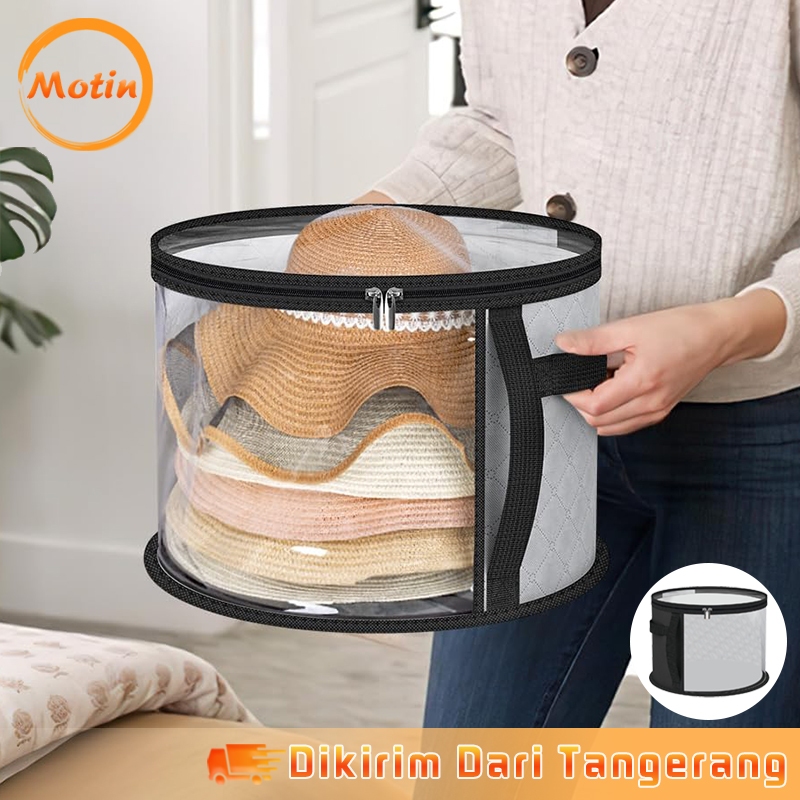 Jual 42*42*26.5cm Organizer Topi Tas Simpan Penyimpanan Topi Tas ...