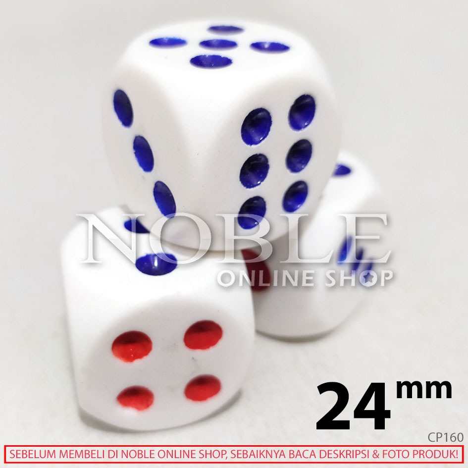 Jual Dadu 24 mm Big Dice Cube Jumbo Import Toys Pelengkap Board Game ...