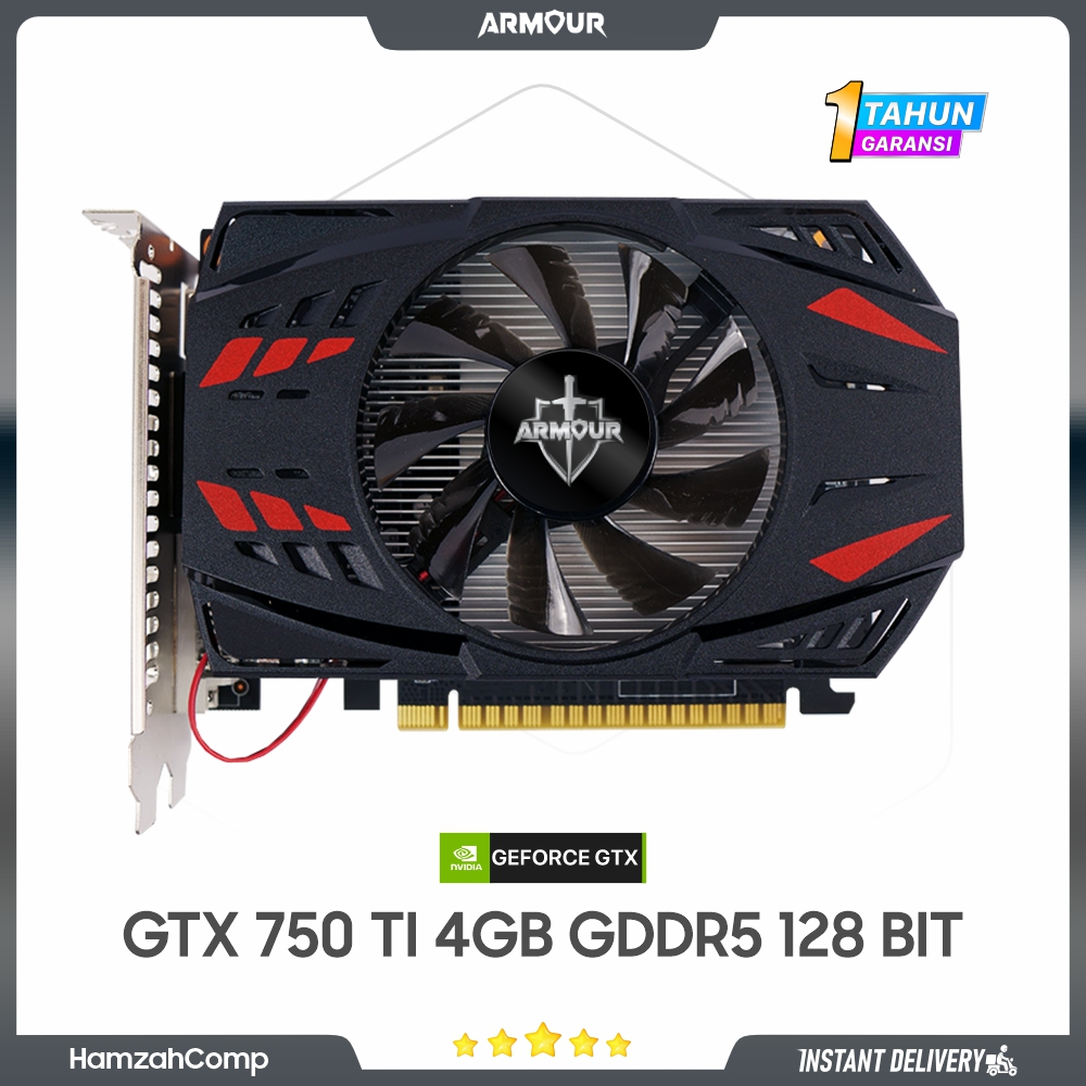 Jual VGA GeForce GTX 750 Ti 4GB ARMOUR 128BIT GDDR5 / VGA GTX 750 Ti 4 ...