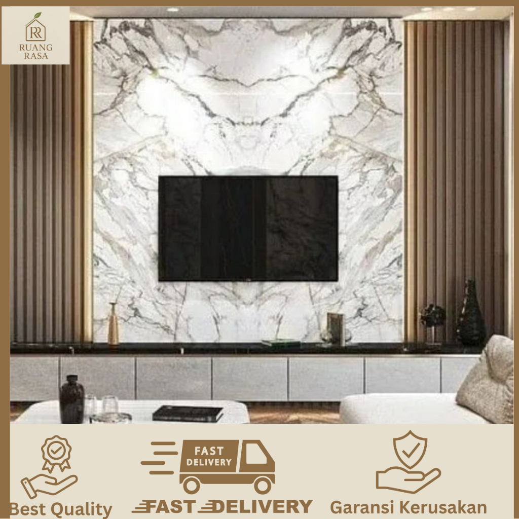 Jual PVC Marble Ukuran Panjang 2.9 meter Lebar 1.22 meter / Panel Pvc ...
