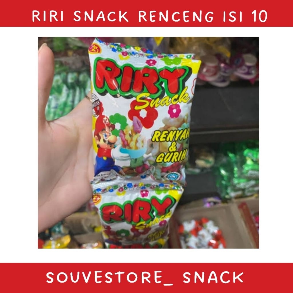 Jual RIRY chiki snack Renceng isi 10px | Shopee Indonesia