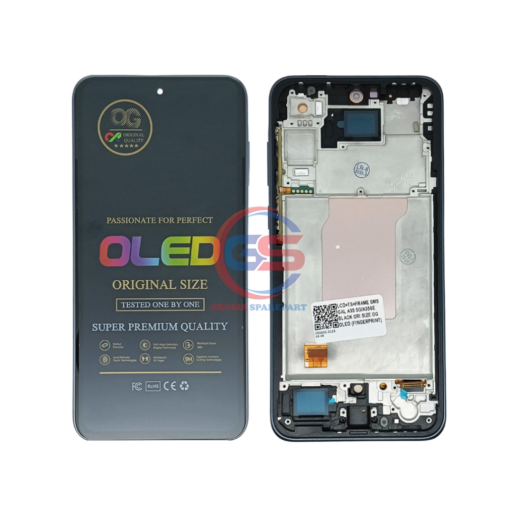 Jual LCD SAMSUNG A35 5G / A356E OG OLED FINGERPRINT FULLSET TOUCHSCREEN ...