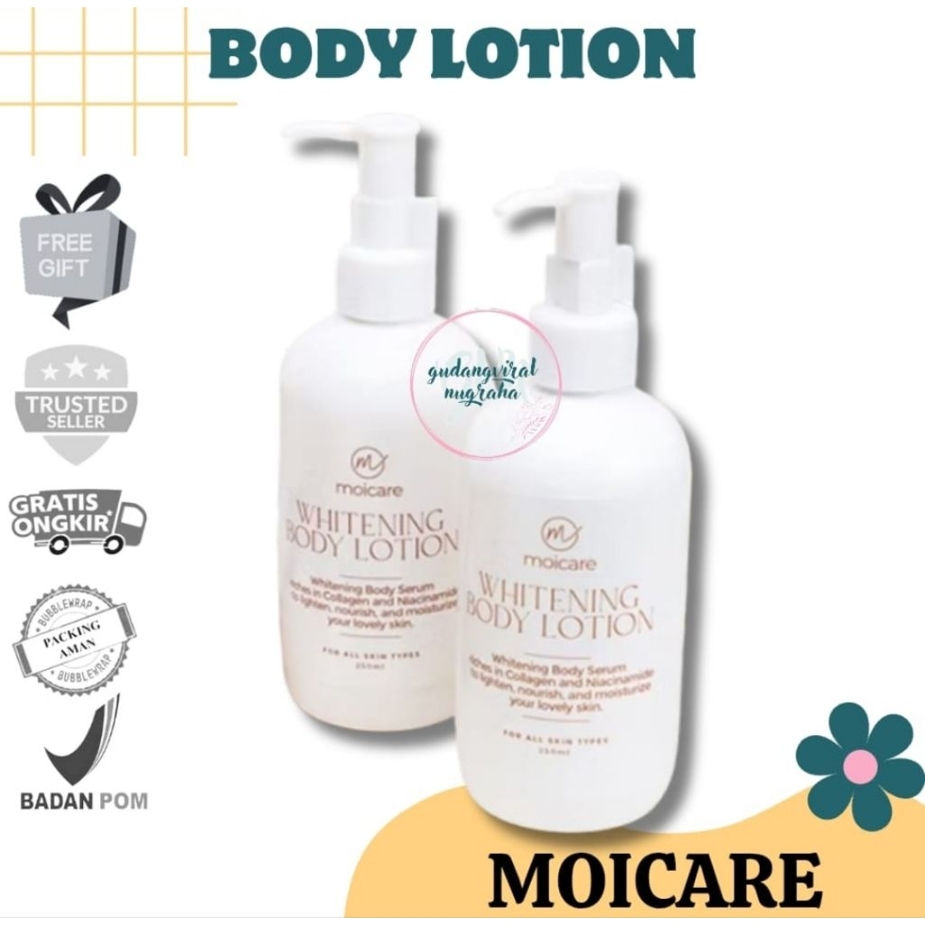 Jual ☘️GVN☘️ MOICARE WHITENING & BRIGHTENING BODY SERUM - PEMUTIH BADAN ...