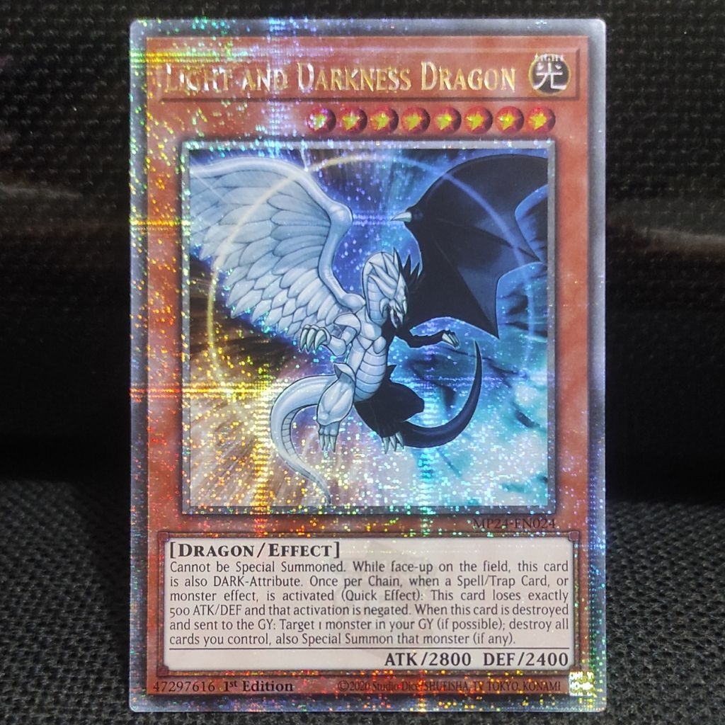 Jual Kartu Yugioh TCG Light and Darkness Dragon Quarter Century Secret Rare QCSE ORI MP24 NM ...