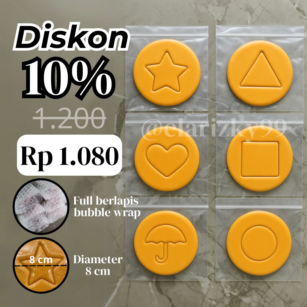 Jual PERMEN DALGONA FREE TUSUK GIGI - PERMEN DALGONA SQUID GAME ...