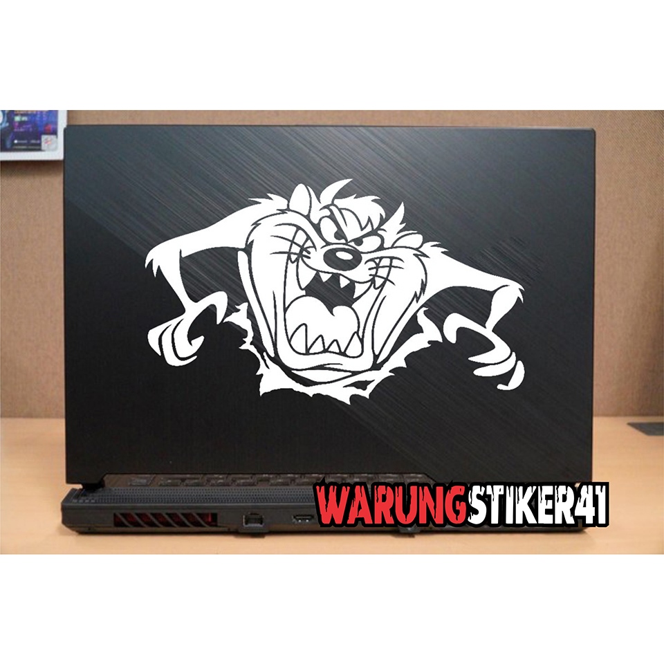 Jual stiker laptop tazmania sticker cutting custom keren | Shopee Indonesia