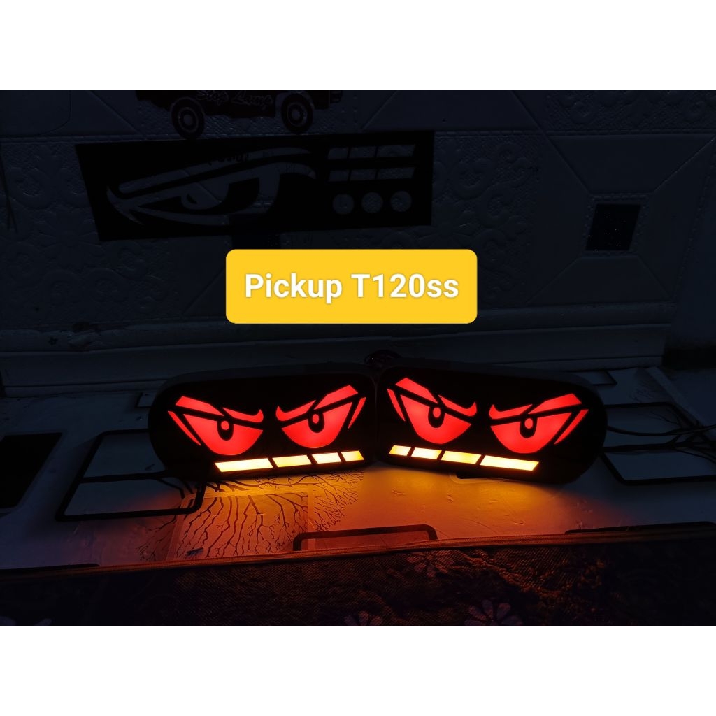 Jual terbaru lampu rem variasi mobil pickup T120SS versi 1 Lampu Custom ...