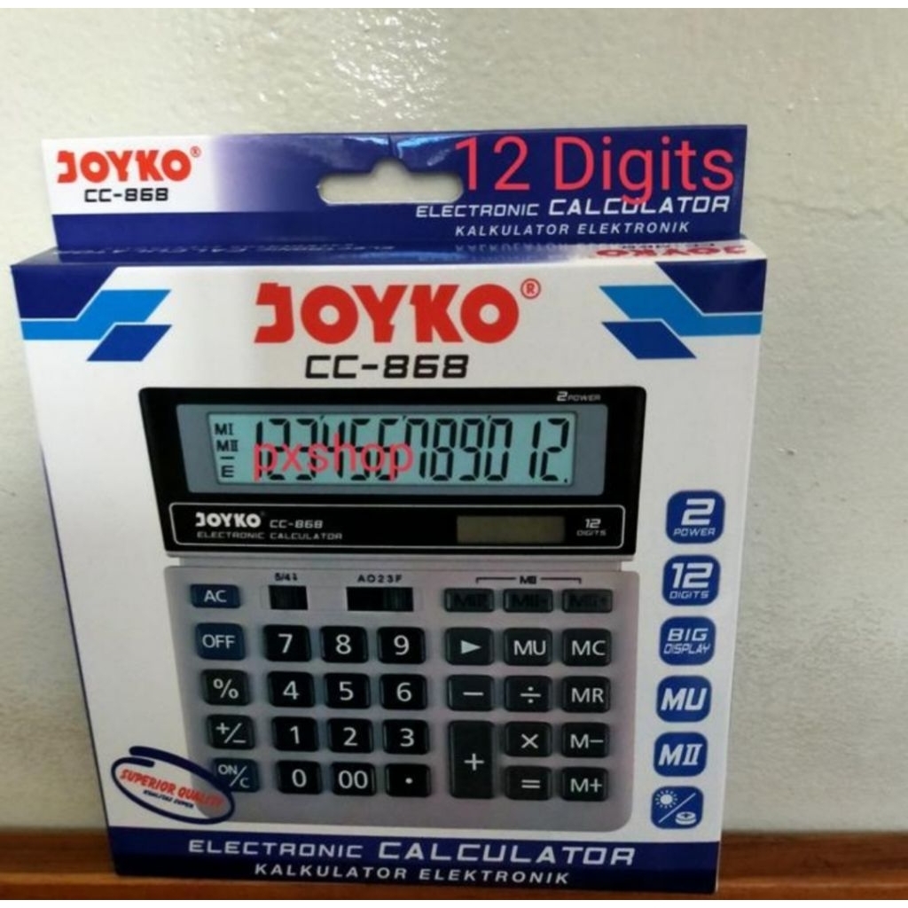 Jual Calculator 12 Digit Joyko CC-868 - Kalkulator | Shopee Indonesia