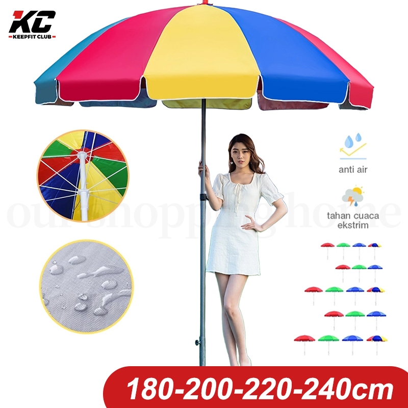 Jual Payung Tenda Payung Pantai Cafe Bazaar Event Parasol Diameter 180cm /Tenda 200 cm Payung ...