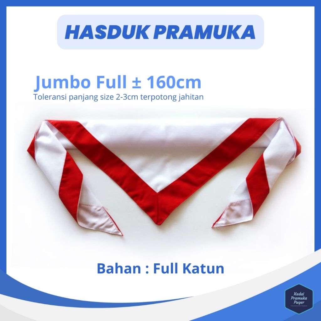 Jual HASDUK PRAMUKA TK SD SMP SMA JUMBO JUMBO FULL | Shopee Indonesia