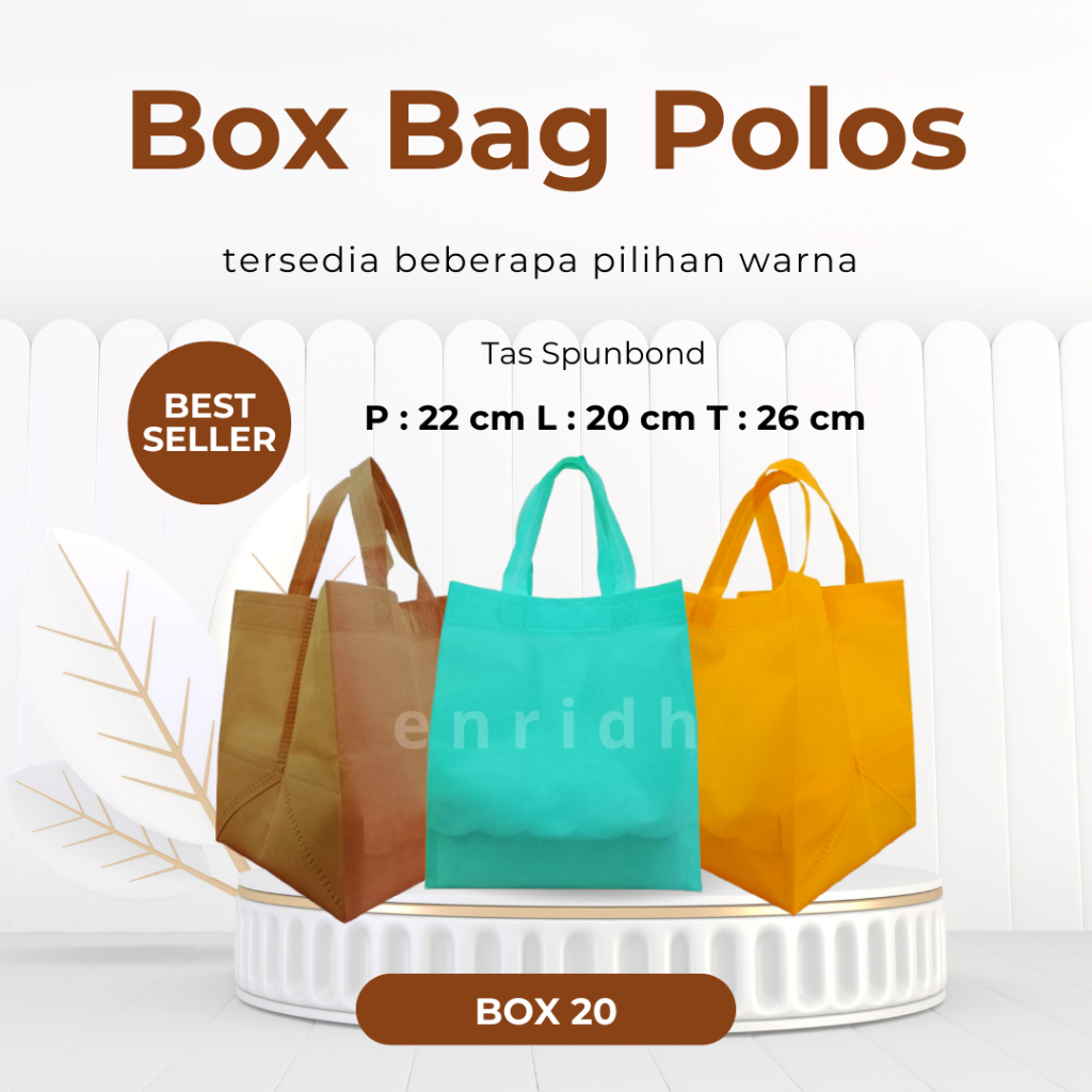 Jual Tas Hajatan Spunbond Ukuran 20/ Tas Nasi Box/ Tas Spunbond/ Tas Hajatan DUS 20 | Shopee ...