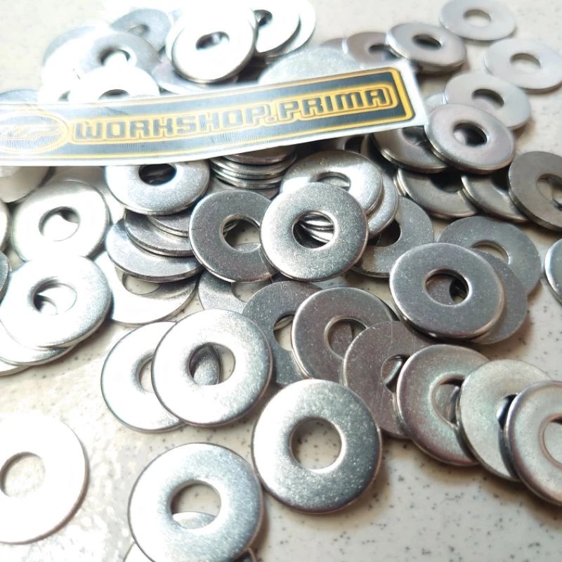 Jual ring plat m6x18 M6 X 18 m6x12 M6 x 12 baut 10 lebar stenlis ...