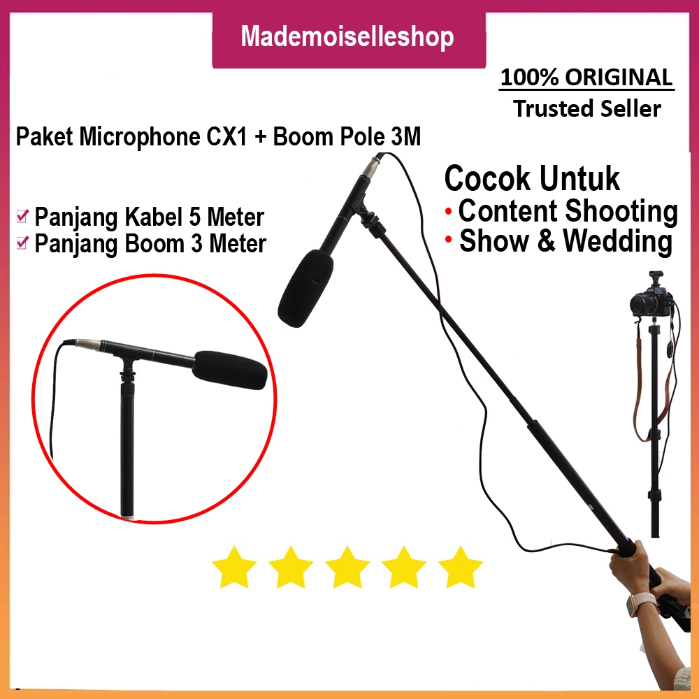 Jual Universal Paket Tiang Boom Pole 3 Meter TP-3008 + Shotgun ...