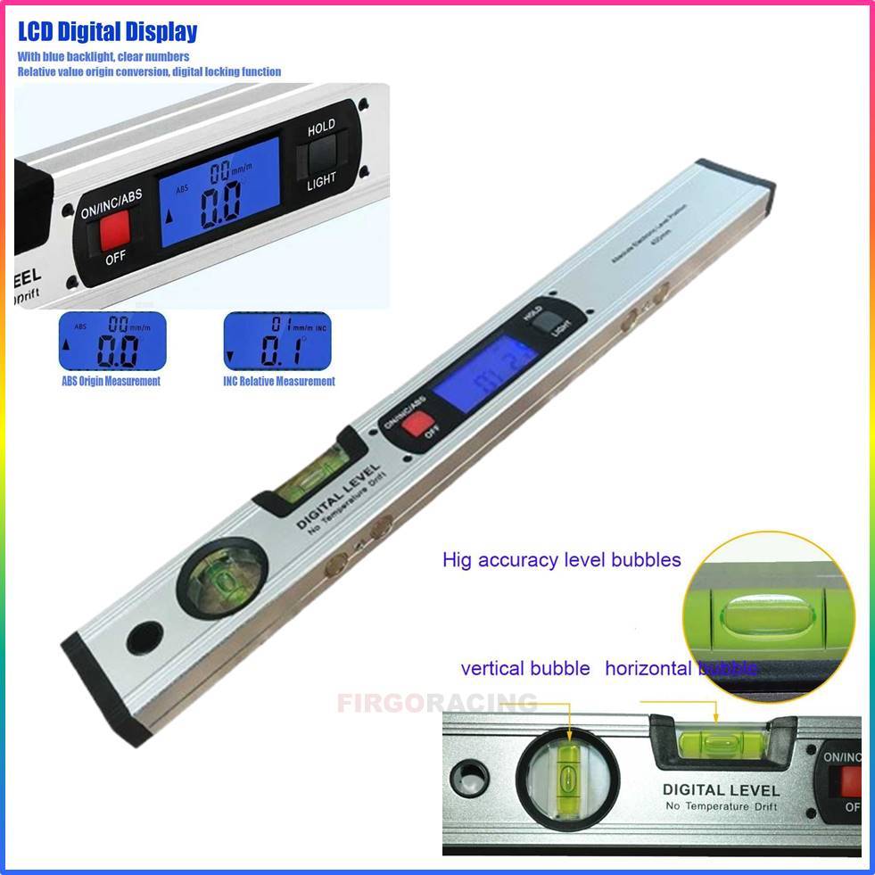Jual Kaisi Waterpass Inclinometer Digital Level 90 Degree 400mm ...