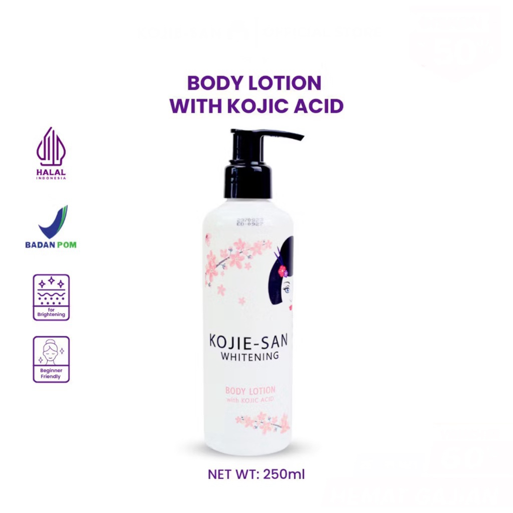 Jual 🩷KOJIE-SAN🩷 Body Lotion With Kojic Acid 250ml | Shopee Indonesia