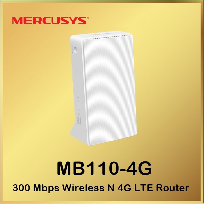 Jual Mercusys MB110-4G N300 4G LTE Modem Wireless Router MB 110 - 4G ...