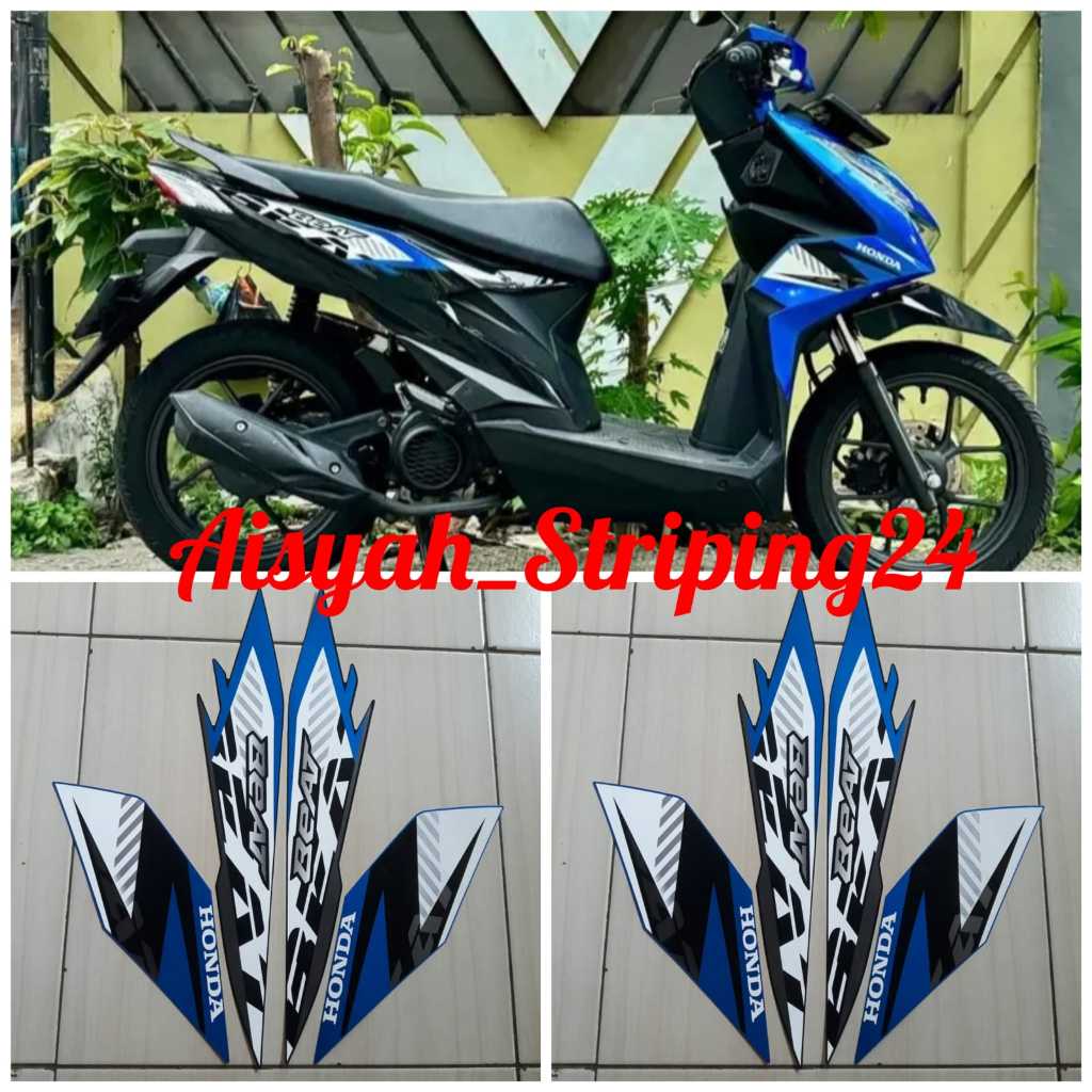 Jual STIKER STRIPING LIS BODY MOTOR HONDA ALL NEW BEAT CBS ISS 2023 ...