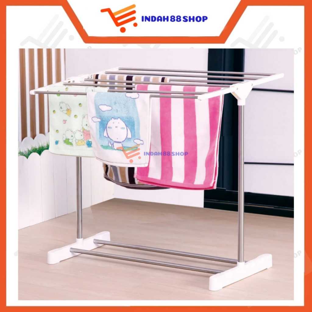 Jual Jemuran Handuk Lipat Stainless / Jemuran Lipat Portable | Shopee ...