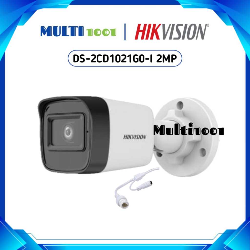 Jual DS-2CD1021G0-I Hikvision IP Camera Fixed Bullet 2MP PoE | Shopee Indonesia