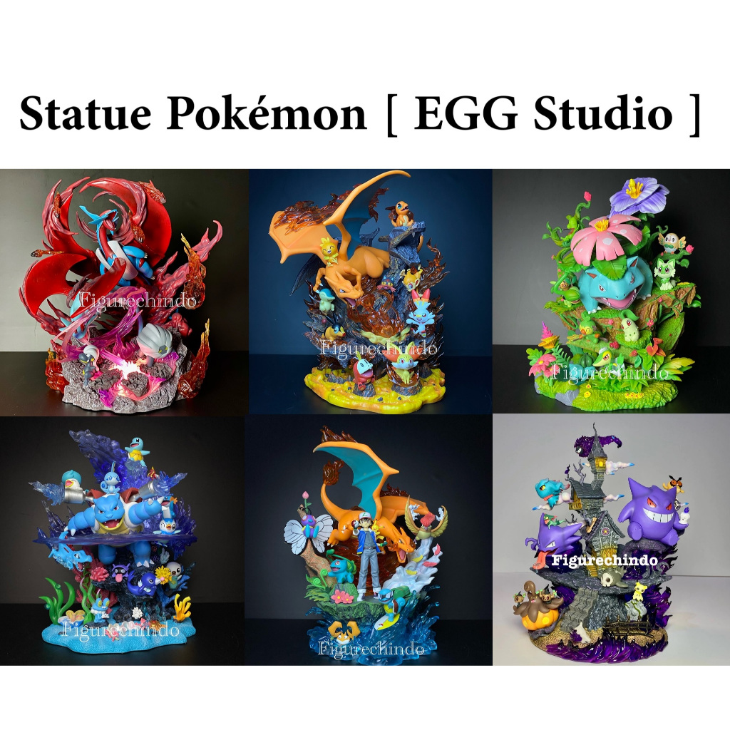 Jual [ Foto Asli ] Statue Action Figure [ EGG Studio ] Pokemon Ghost ...