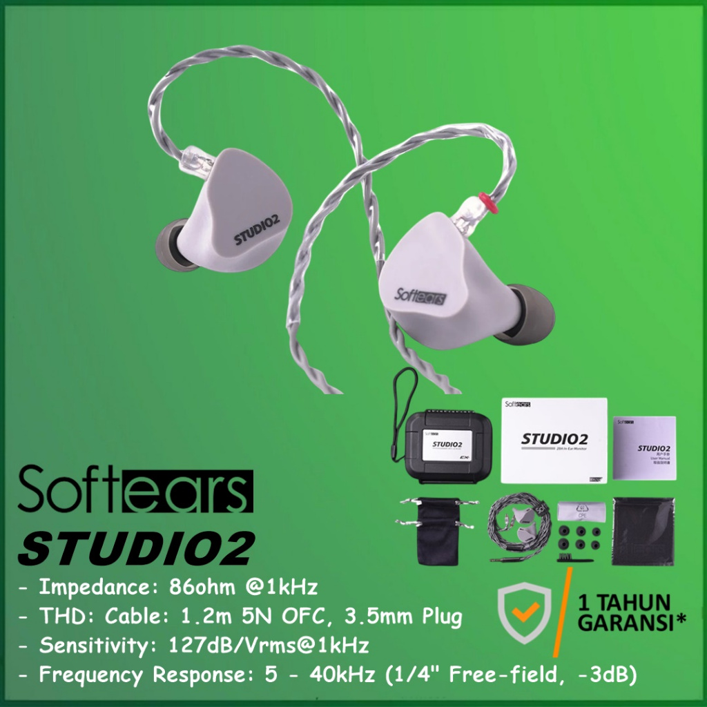 Jual Softears Studio2 Studio 2 Dual Balanced Armature Drivers In-ear Headphone | Shopee Indonesia