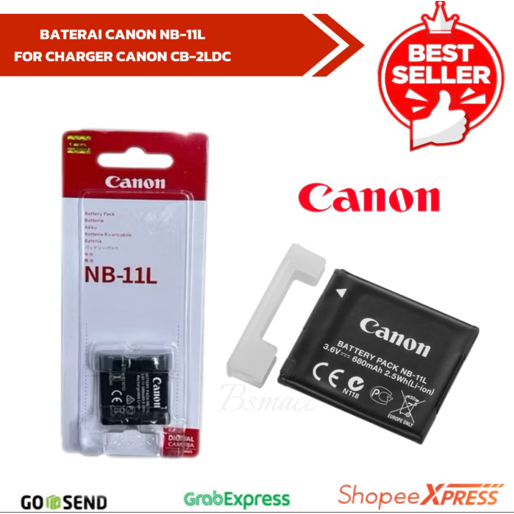 Jual Baterai Canon NB-11L For Canon A4000 A3400 A2400 Ixus 125HS 240HS 140 | Shopee Indonesia