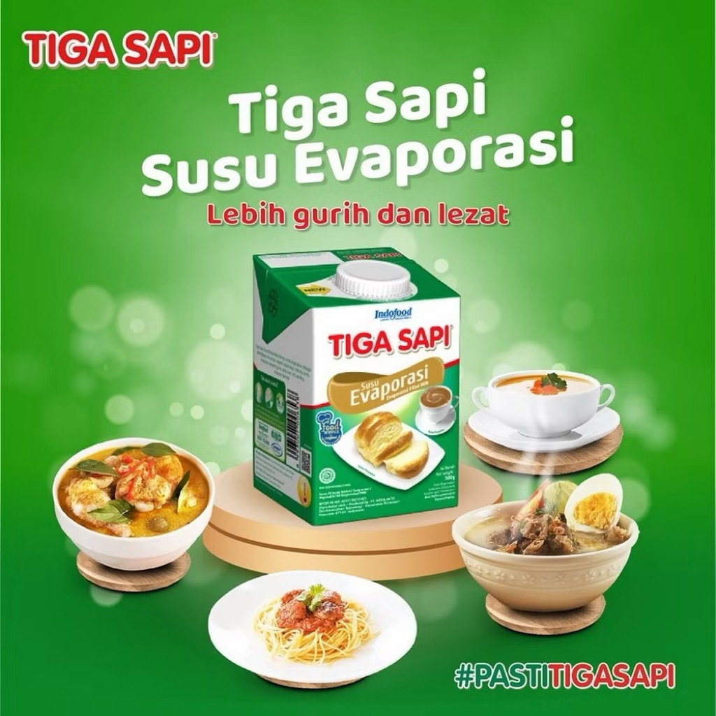 Jual TIGA SAPI SUSU EVAPORASI 500gr | Shopee Indonesia