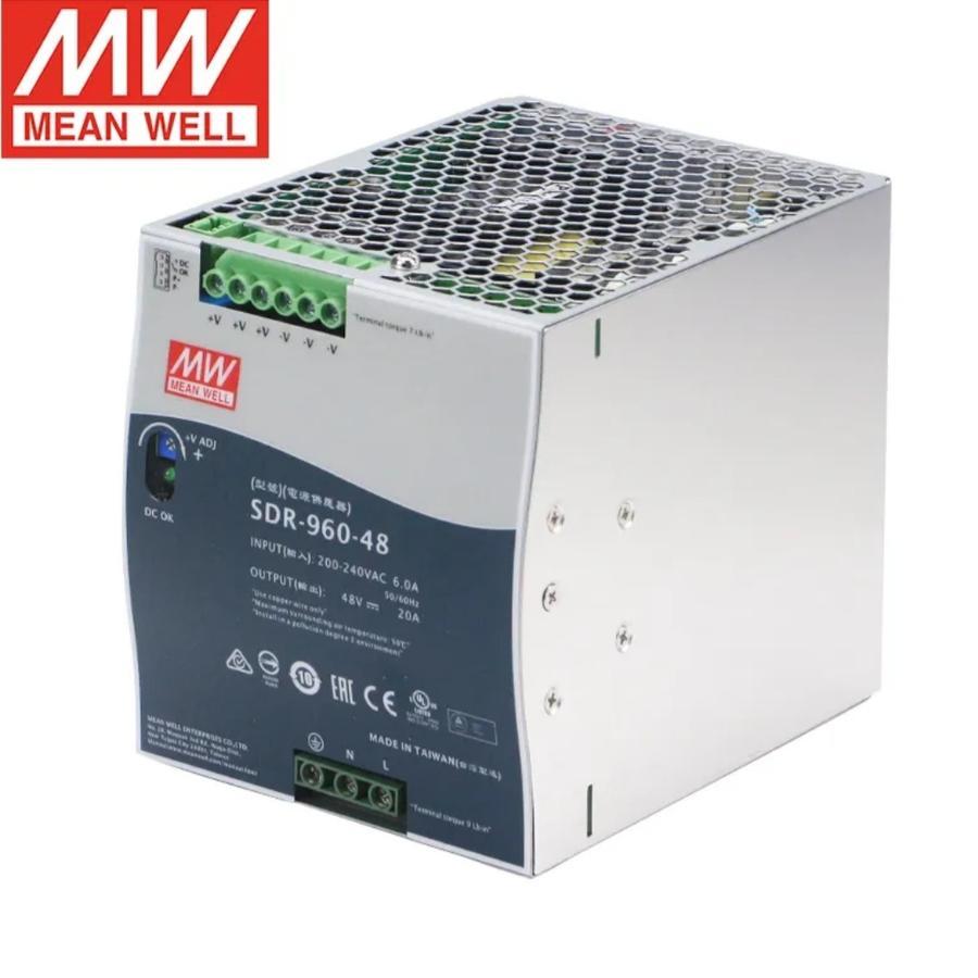 Jual MeanWell Mean Well SDR 960-48 48V 48 Volt 960W 20Ah Industrial Din ...