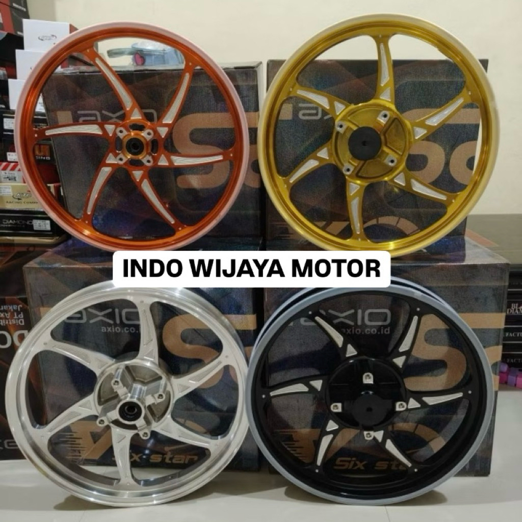 Jual VELG RACING ORIGINAL AXIO SIX STAR NINJA 150R 17X160 17X185 NINJA R NINJ SS NINJA RR VELG ...