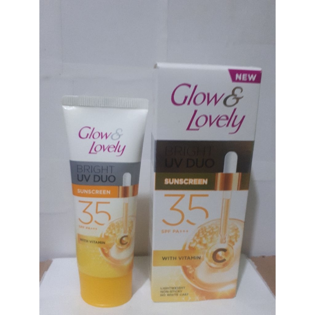 Jual Fair & Lovely Glow Ultimate UV Duo SPF 35 PA+++ Vitamin C Krim Serum Sunscreen 40ML (Besar ...