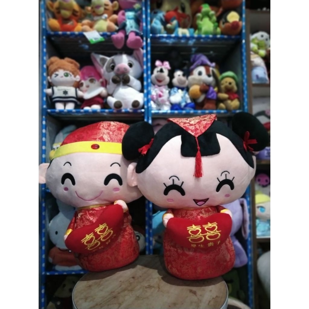Jual Chinese Wedding Doll Sepasang Boneka Pengantin China Besar ...