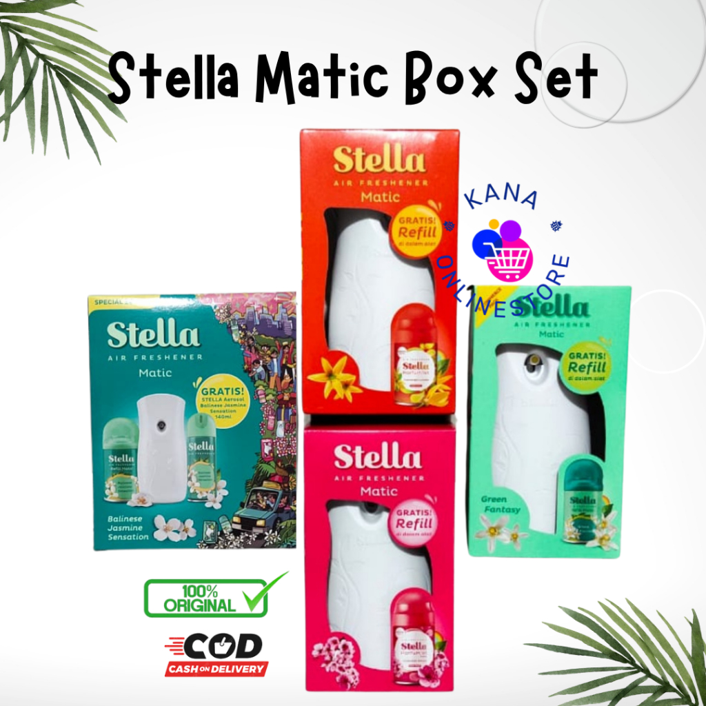 Jual Stella Matic Box Set - Pengharum Pewangi Ruangan Otomatis | Shopee ...