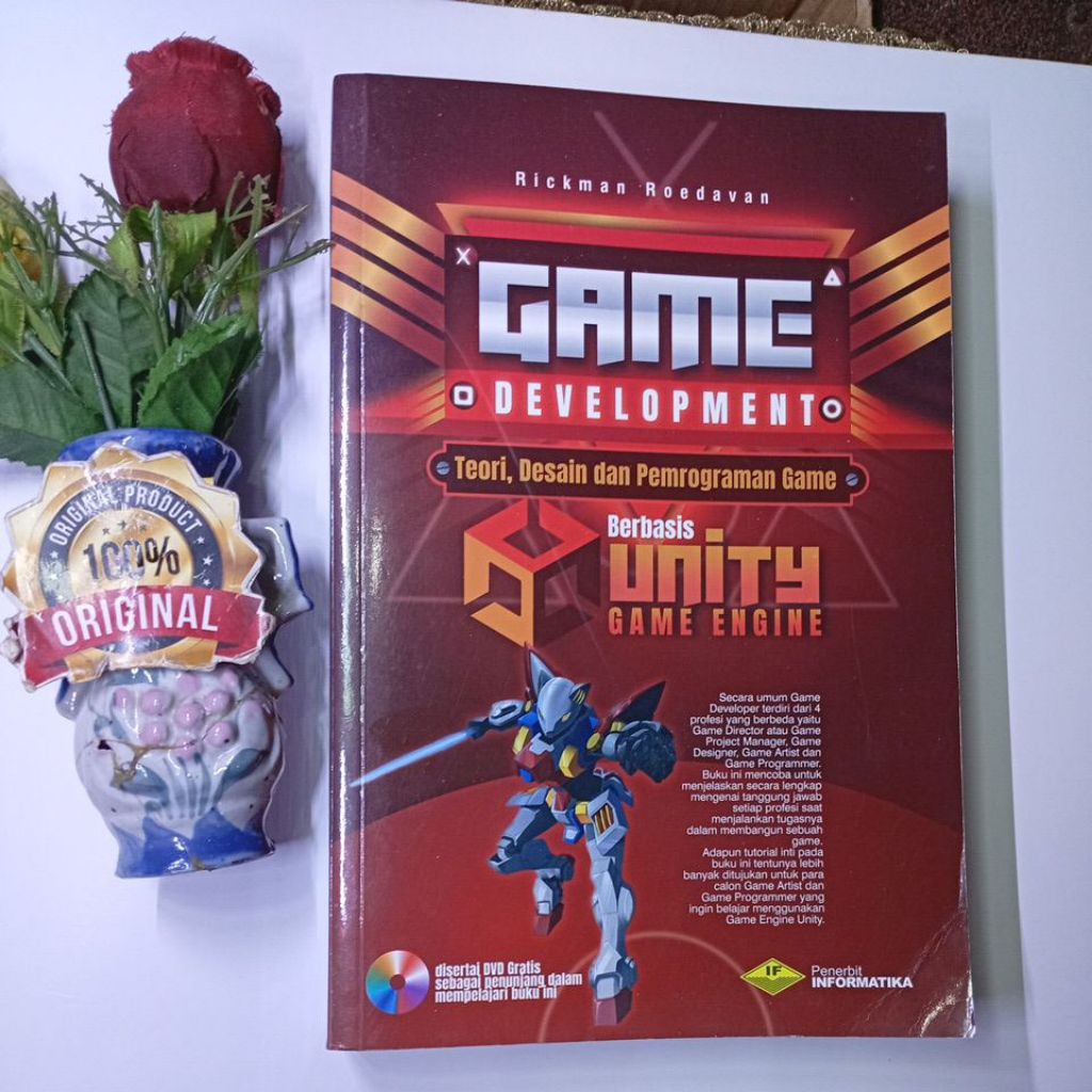 Jual Original game development teori desain dan pemrograman game berbasis unity game engine ...