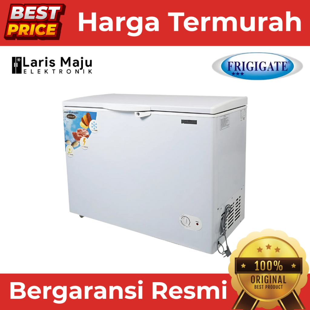 Jual FRIGIGATE Chest Freezer F-300 LV Kapasitas 300 Liter Daya 130 Watt ...