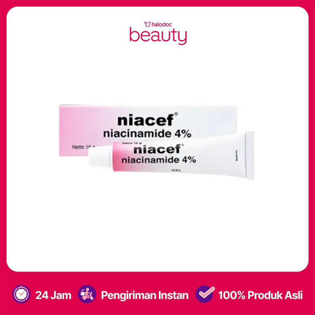Jual Niacef 4 % Gel untuk Mengatasi Jerawat dan Kulit Kemerahan 15 gram ...