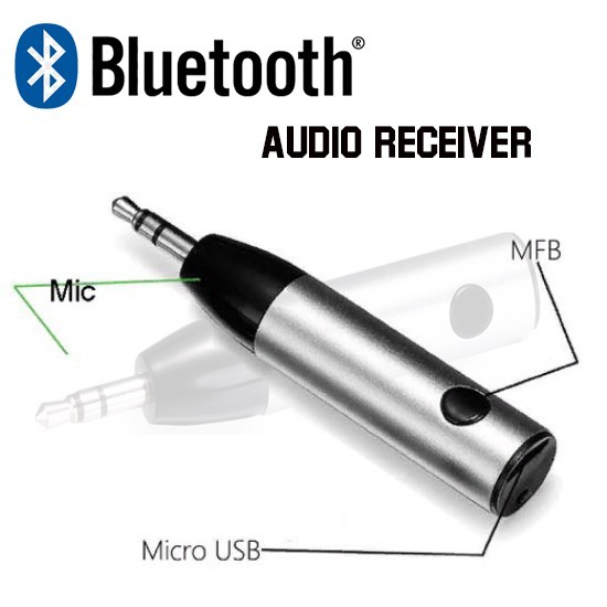 Jual Mencom Bluetooth Audio Receiver Mobil 3.5mm | Shopee Indonesia