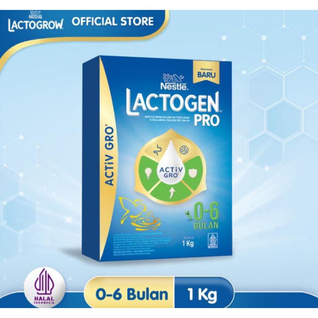 Jual NESTLE LACTOGEN PRO 0-6 BLN SUSU FORMULA BOX 1 KG | Shopee Indonesia