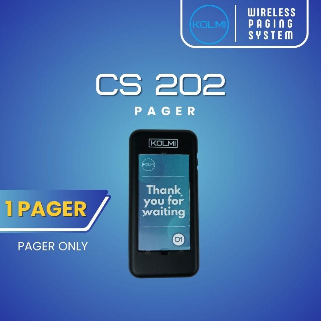 Jual KOLMI Wireless Calling System Restaurant Pager CS202 - Eceran ...