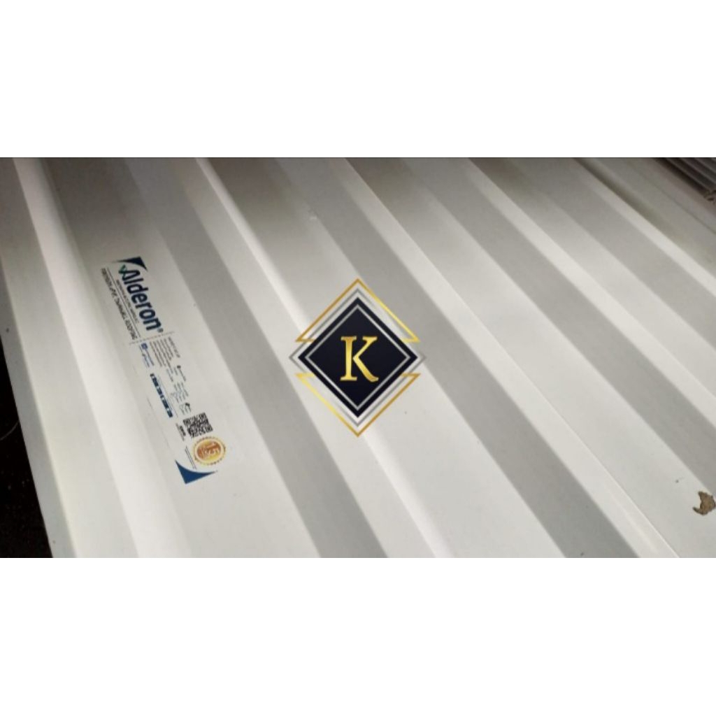 Jual ATAP UPVC ALDERON 830 PANJANG 5 METER TWINWALL 10MM 10 MM DOUBLE LAYER 2 PUTIH BIRU ABU ABU ...
