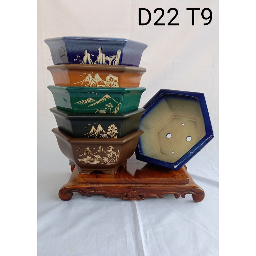 Jual pot bonsai segi enam | Shopee Indonesia