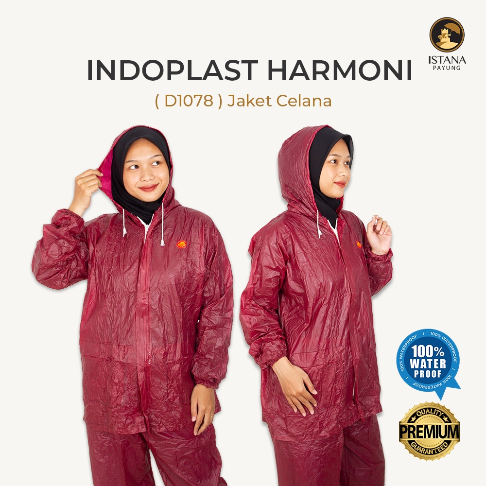 Jual JOPE Jas Hujan Dewasa Setelan Jaket & Celana Indoplast Harmoni ...