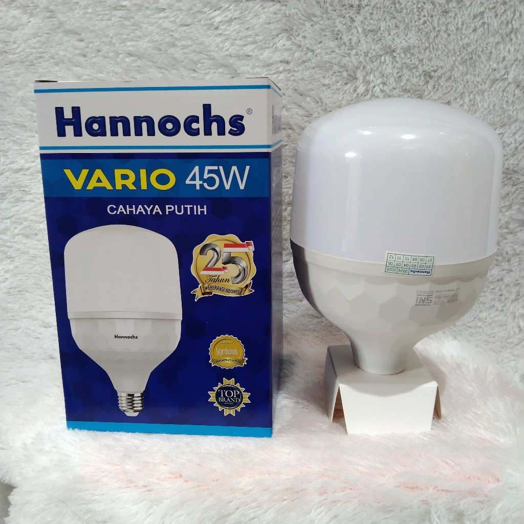Jual Hannochs Vario Bohlam Bola Lampu Led 45 Watt Putih Awet Terang Garansi | Shopee Indonesia