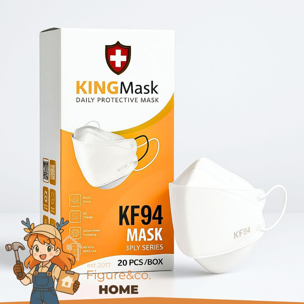 Jual [FM] - Masker KF94 King Mask original 1 box isi 20 pcs | Shopee Indonesia